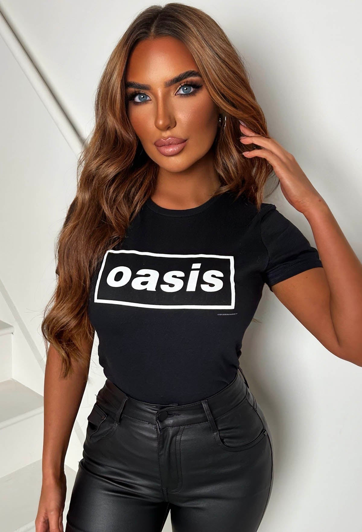 Sally Can Wait Black Oasis Licensed T-Shirt | Pink Boutique