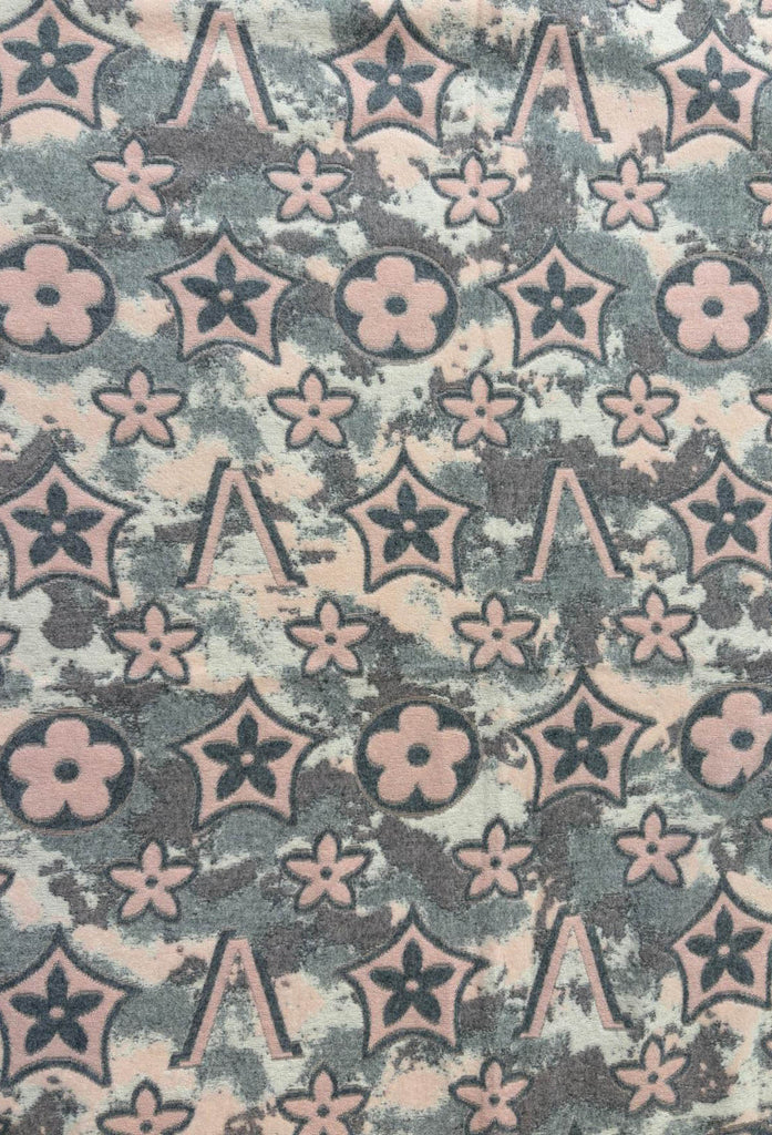 Designer Love Pink Monogram Print Scarf | Pink Boutique – Pink Boutique UK