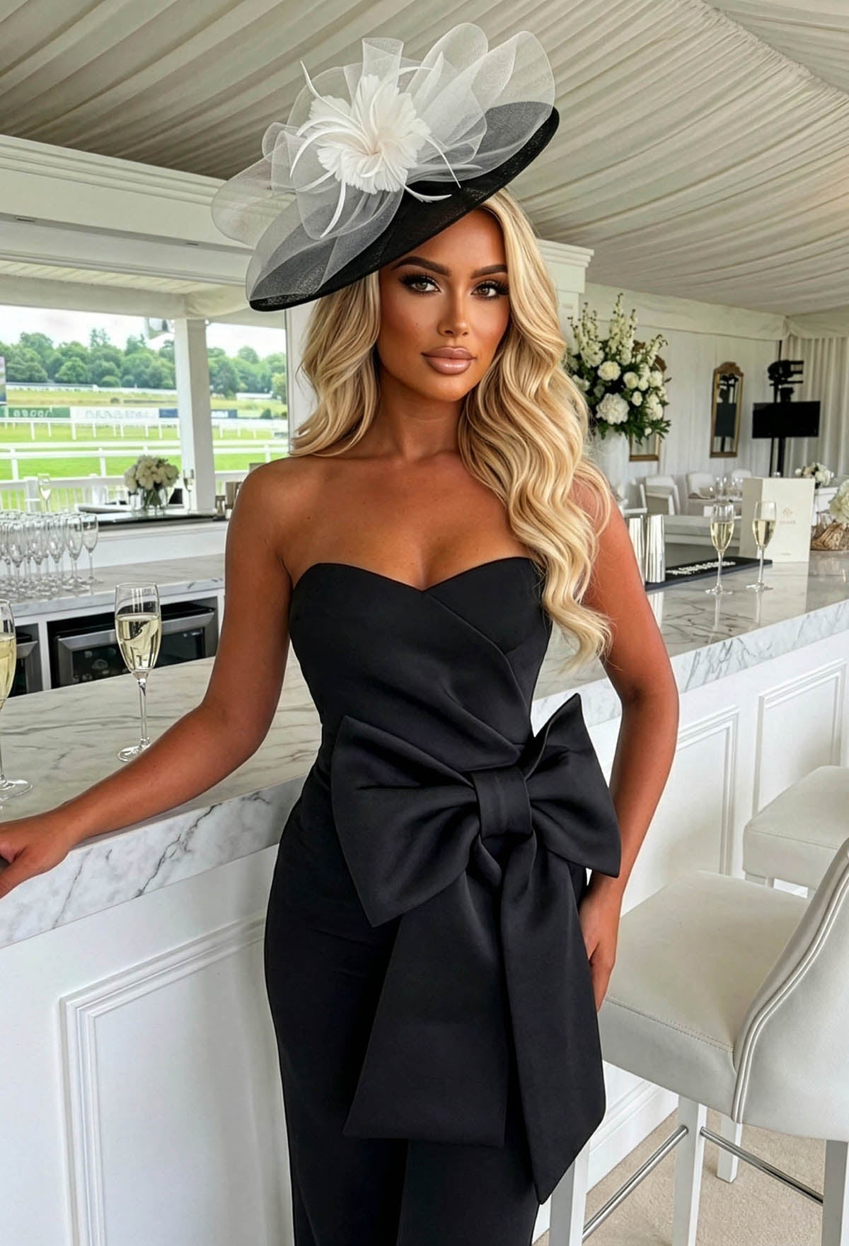 Unwrap Me Black Bow Side Off Shoulder Bodysuit | Pink Boutique